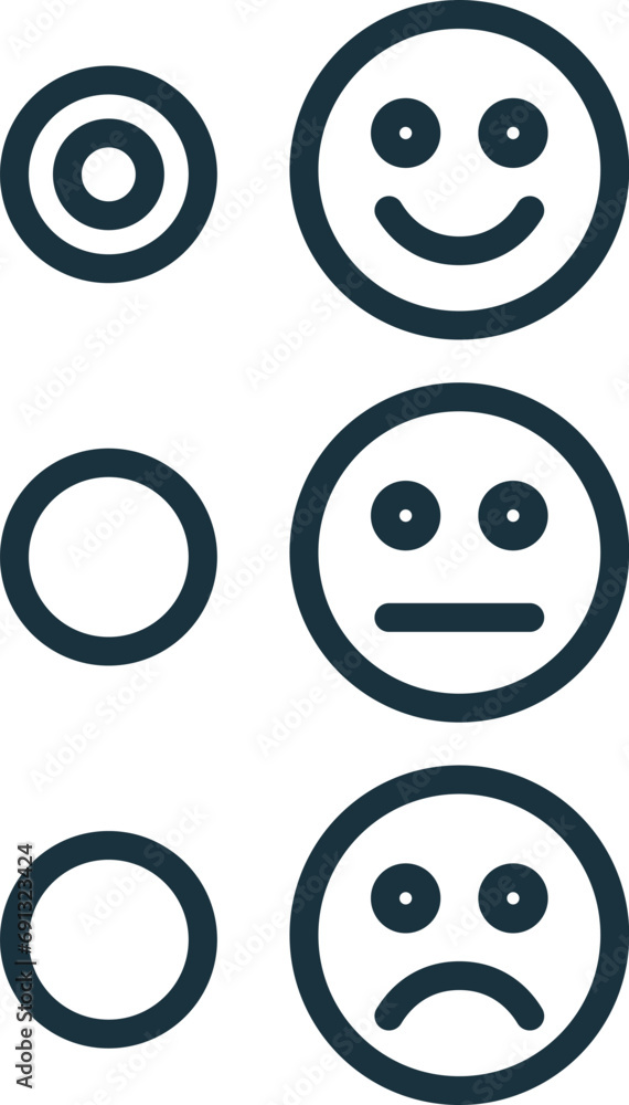 Customer satisfaction icon. Monochrome simple sign from operation ...