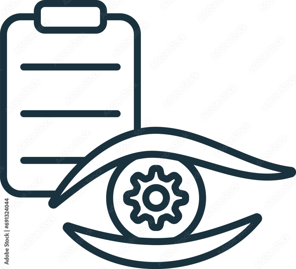 Controlling icon. Monochrome simple sign from operation management ...