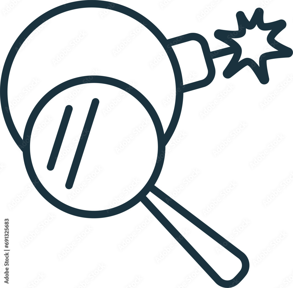 Risk prediction icon. Monochrome simple sign from operation management ...