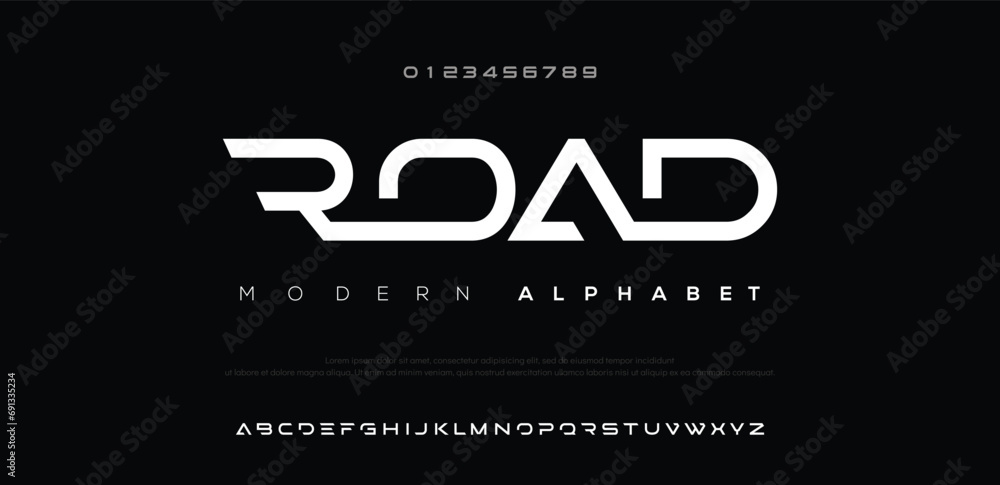 Lettering Minimalist Fashion. Elegant alphabet letters serif font and ...