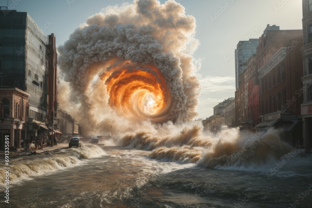 Hurricane, tornado, strong wind, flood, storm, electrical short ...