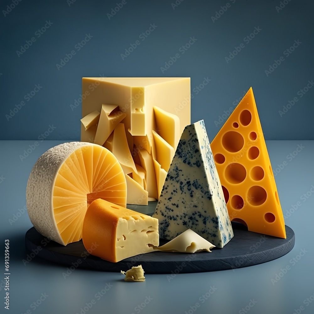 various types of cheese edami cheddar Parmesan conception mozarella ...