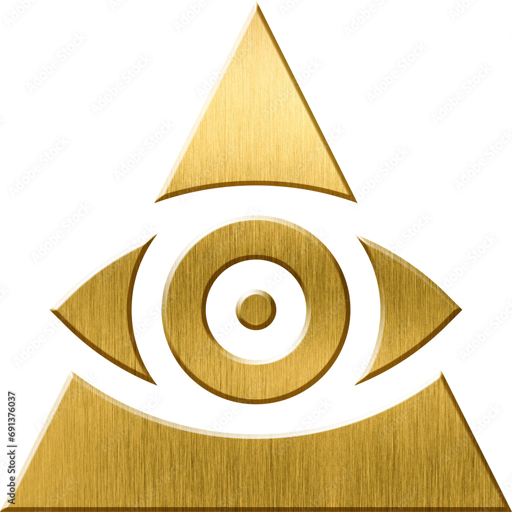 Cao Dai Eye in Cao Dai: Central Symbol of the Cao Dai Faith, Depicting ...