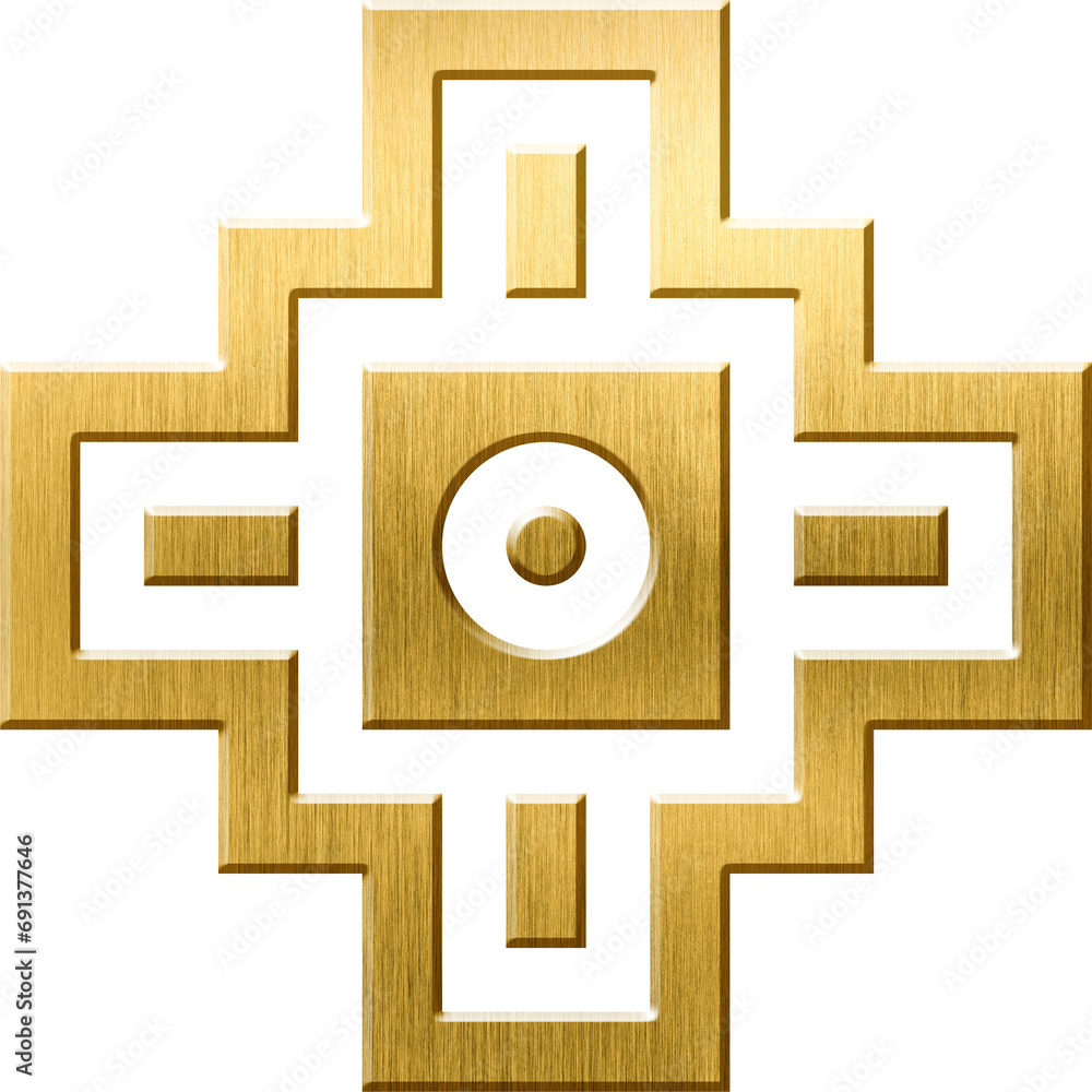 The Chakana in Incan Symbolism: Andean Cross Representing the Four ...
