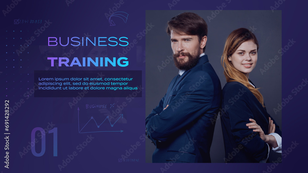 Business Training Slideshow Stock Template | Adobe Stock