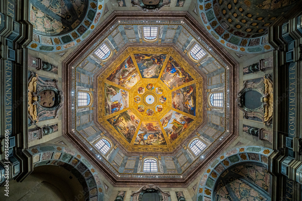 Florencia, Italy- January 16, 2023: The Medici Chapels are part of the ...