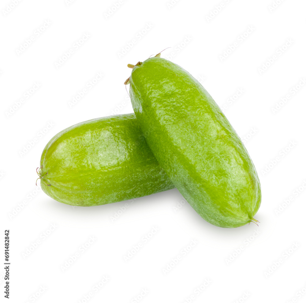 Bilimbi fruit (Bilimbing, Averrhoa bilimbi Linn) isolated on ...