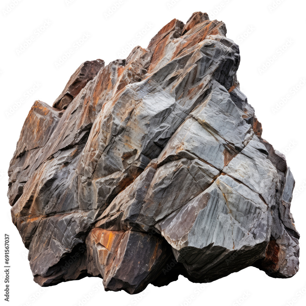 Granite chunk reflecting the enduring strength and variety of one of ...