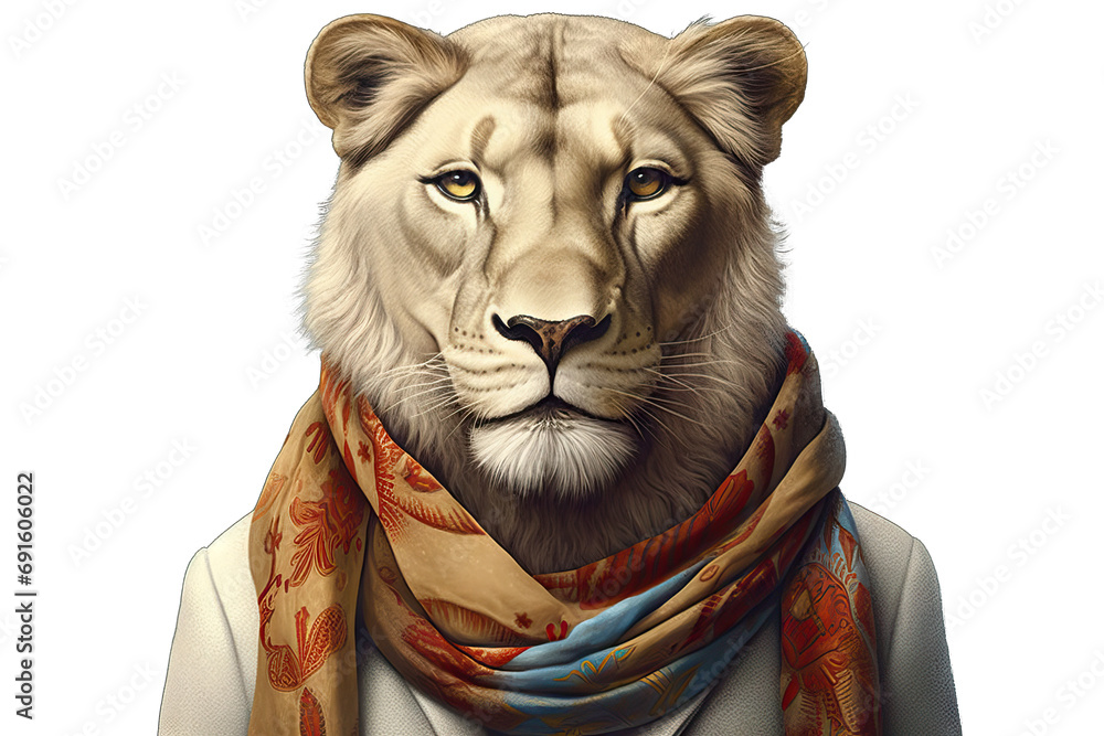 ai design white isolated couture haute clothing art clothes suit wild ...