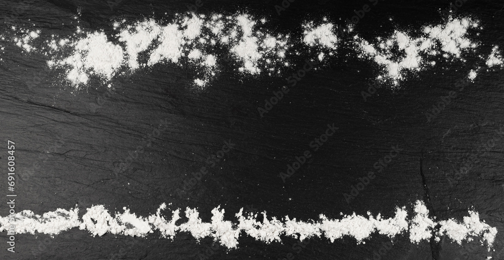 Flour Texture Background, Wheat Flour Pattern with Copy Space, Bakery ...