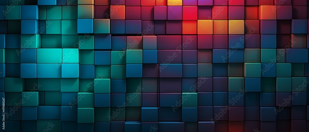 An 8-bit retro gaming grid texture background, pixel aesthetic of ...