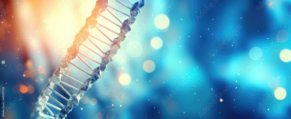 Detailed close-up image showcasing the intricate structure of DNA ...