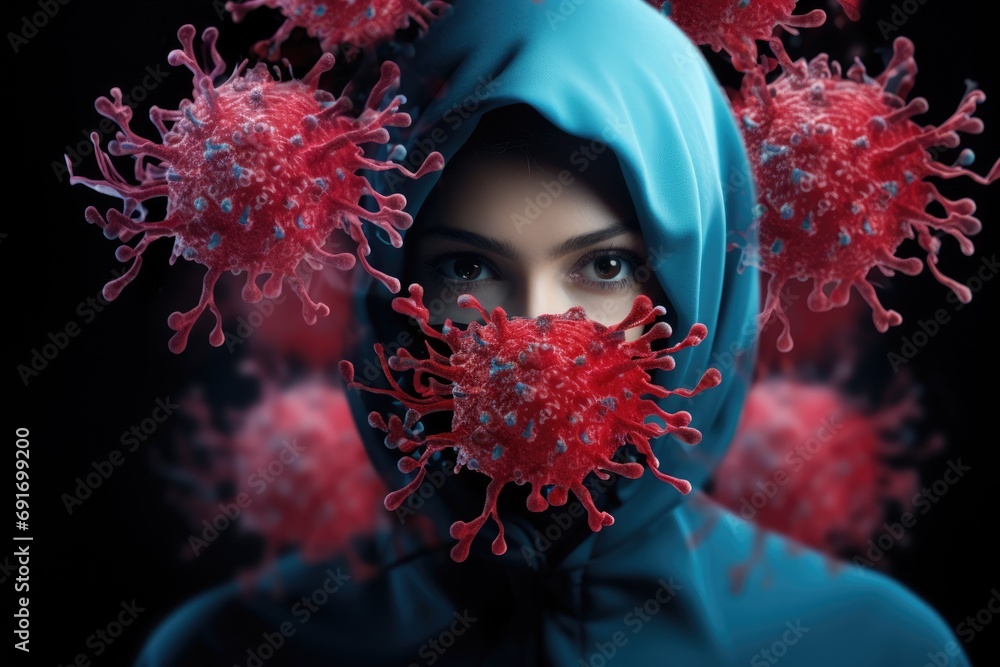 Virus, microscopic infectious agent, nucleic acid, rna dna, introduction into a living cell ...