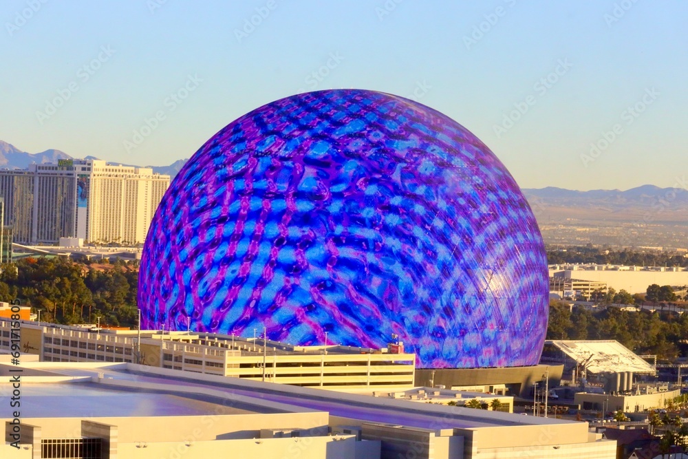The Sphere in Las Vegas - It’s a 18,000 seat spherical shaped ...