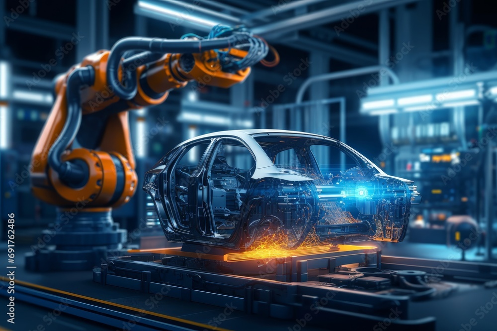 Digitalization of the automotive Industry 4.0, 5G, and IOT Automated ...