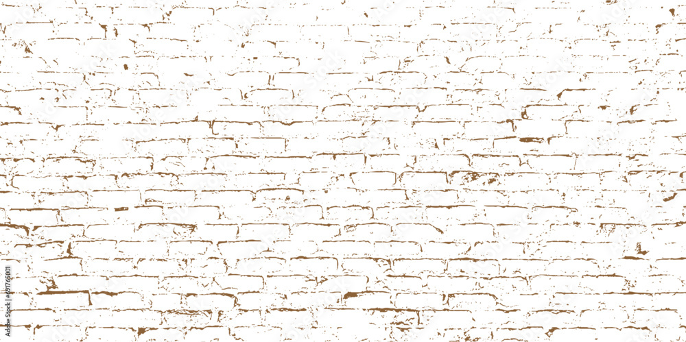 The Beautiful Large Surface of Brown Grunge Brick Wall Texture or Soft ...
