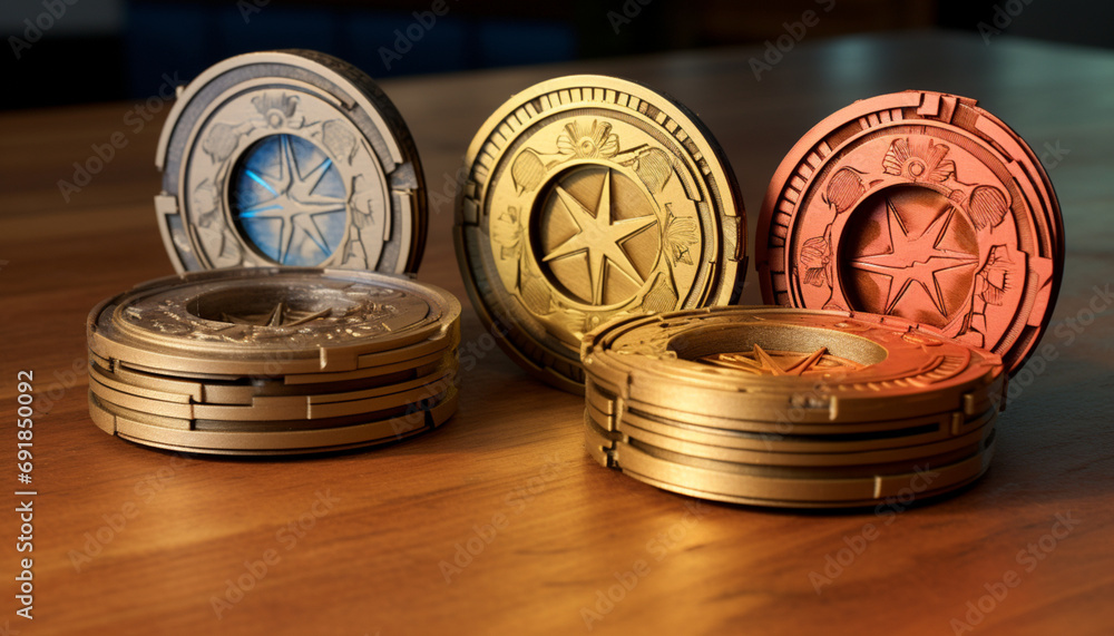 Create a set of 3D-printable magic props for kids, such as a ...