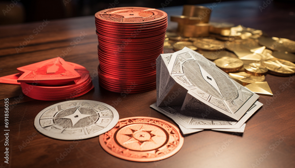 Create a set of 3D-printable magic props for kids, such as a ...