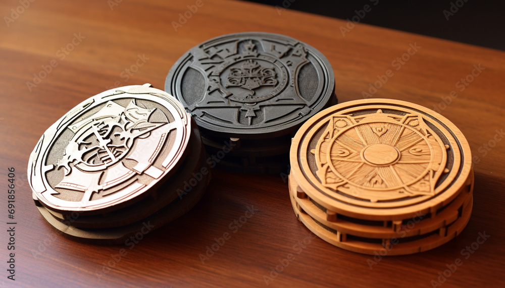 Create a set of 3D-printable magic props for kids, such as a ...