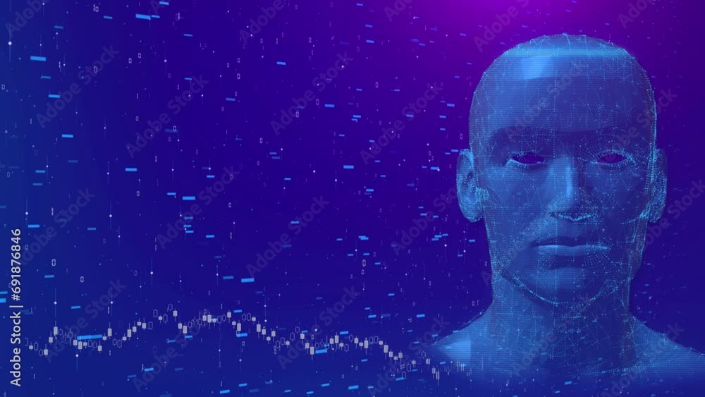 AI Artificial Intelligence Machine learning, Technology science. Mind ...