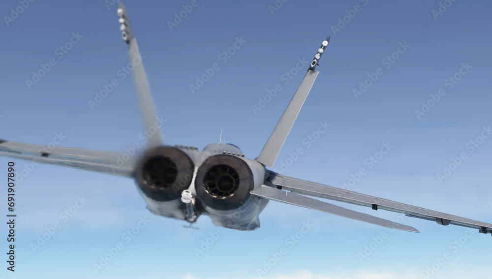 US Navy FA-18 Super Hornet jet engines with flames coming out back ...