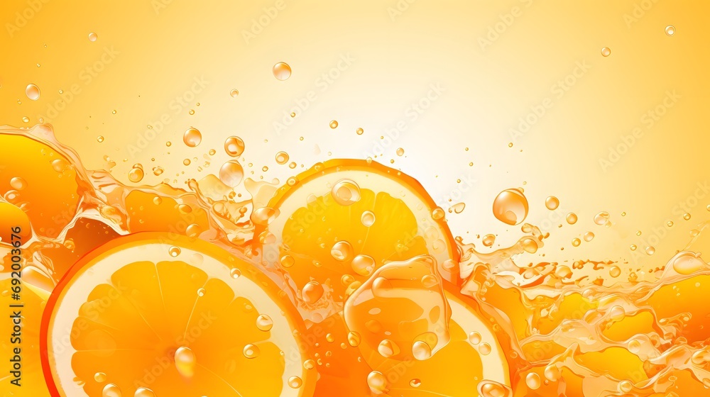 water orange soda drink fizzing illustration liquid citrus, juice ...