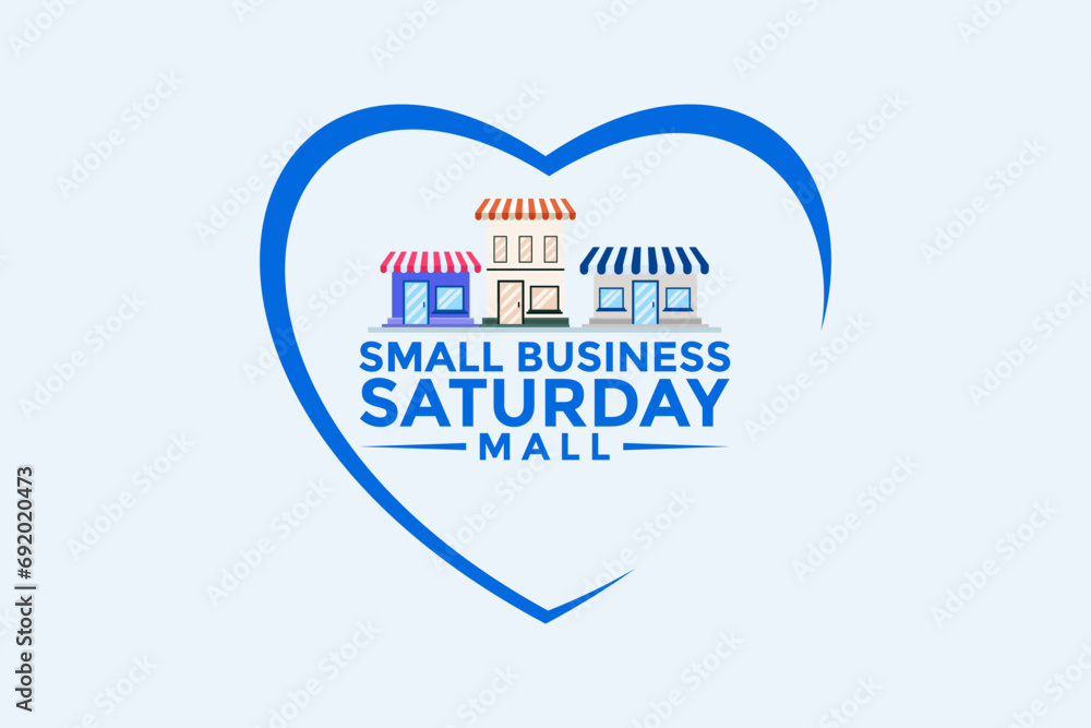 Small business saturday. Vector illustration of small business saturday ...