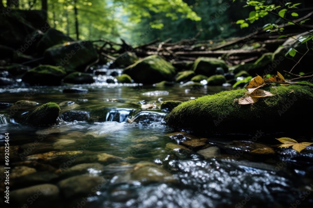 The Focus Of Mind In Flow Ultrarealistic. Сoncept Nature Macro ...