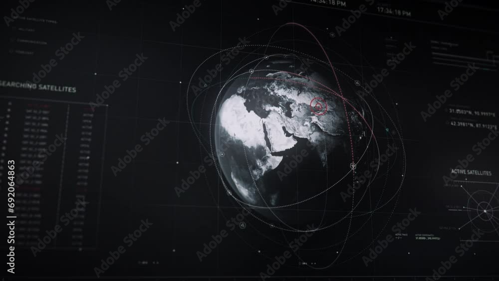 Scanning the data of the earth in order to find vulnerable satellite ...