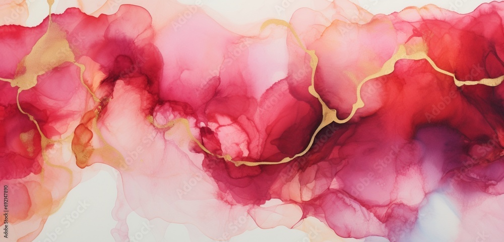 Explore the intriguing texture of alcohol ink, creating an abstract ...