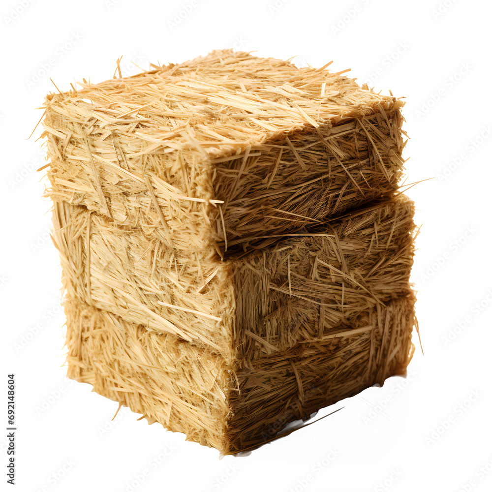 straw block isolated on transparent background ,pile of dry grass png ...