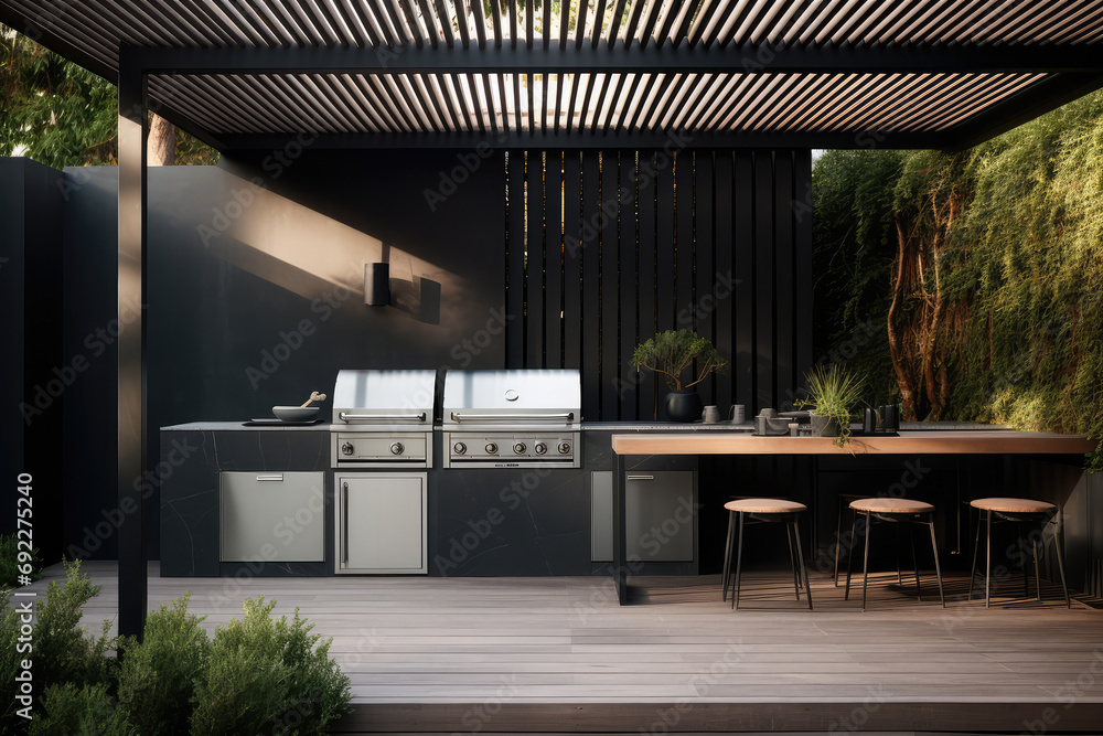 Photo & Art Print modern outdoor kitchen ideas for your home design, Kien