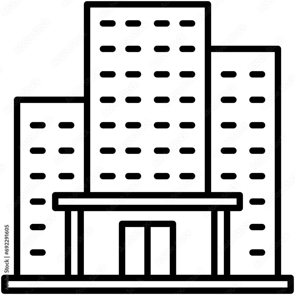 Public Housing Icon. Affordable Social House Pictogram Graphic ...