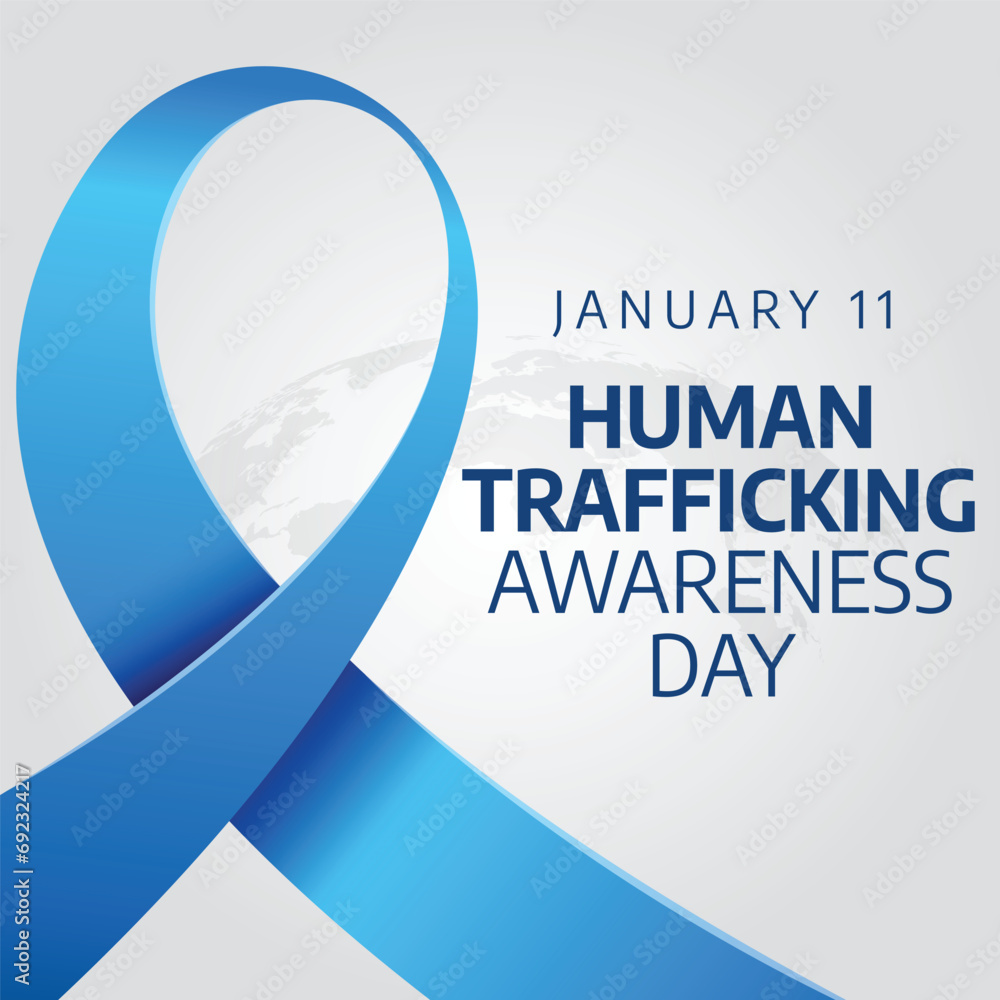 Flyers honoring the National Human Trafficking Awareness Day or ...