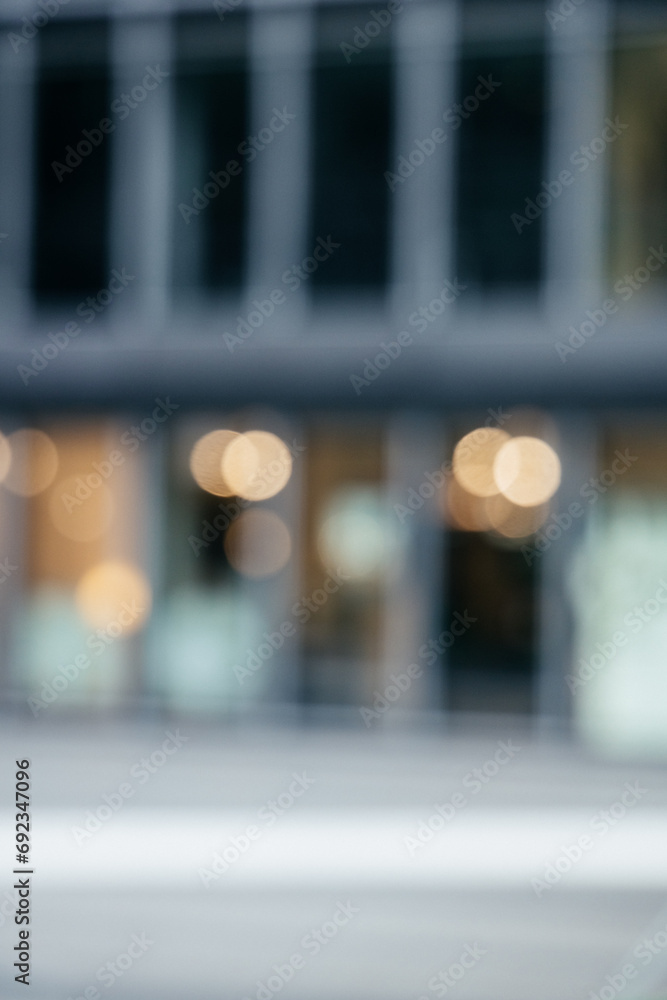 Beautiful blurred background of a light modern office with beautiful ...