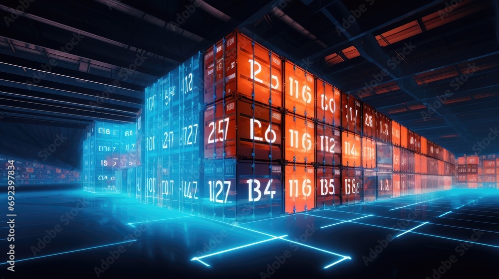 The concept of modern accounting and warehousing of containers in large ...