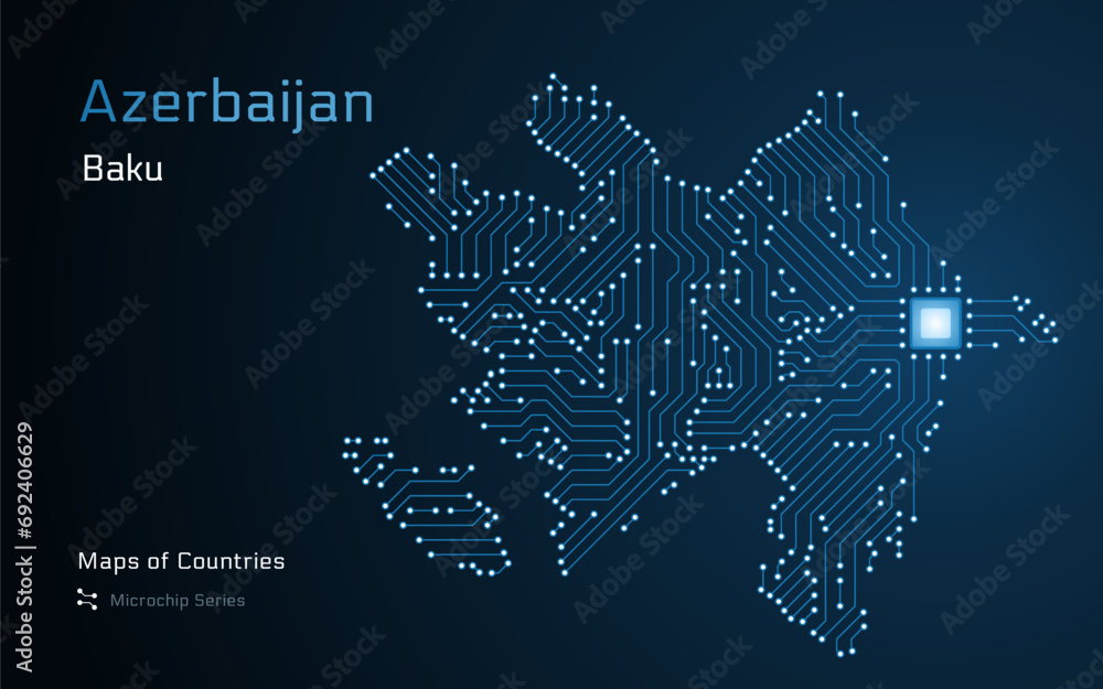 baku azerbaijan world map