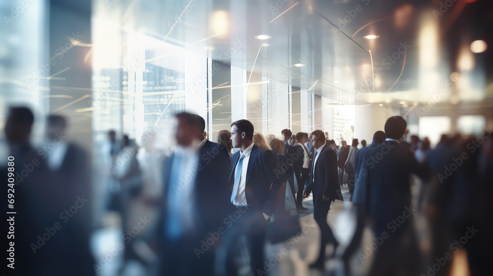 office blur corporate business illustration meeting team, strategy success, innovation ...