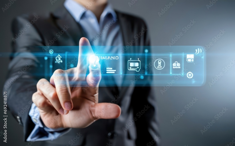 Digital Identity Empowered: Human Hand Holding Digital Identification ...