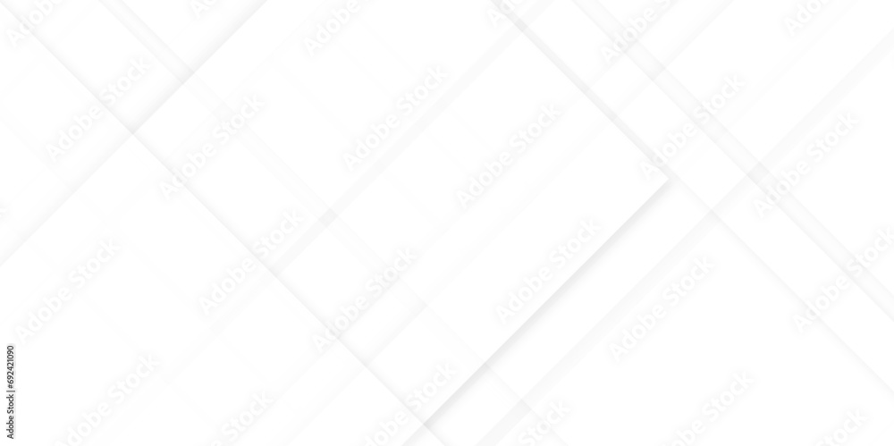 Abstract white architecture fragment with geometric lines, white ...