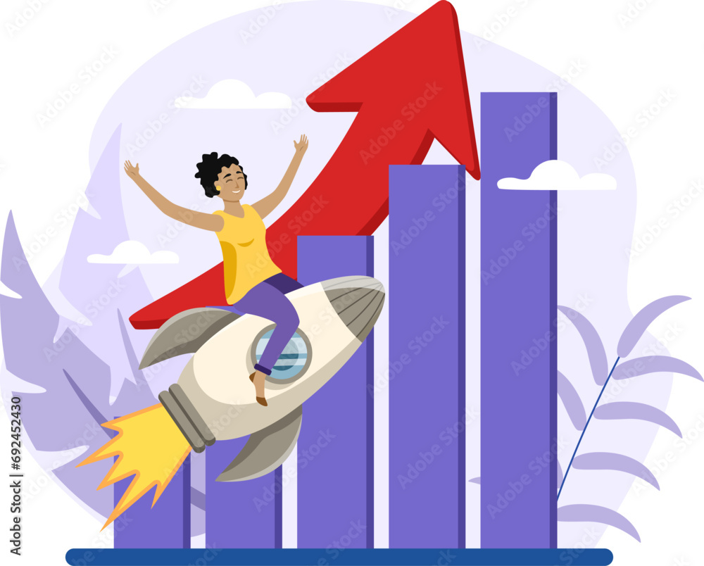 Personal development illustration. Personal development plan for career ...