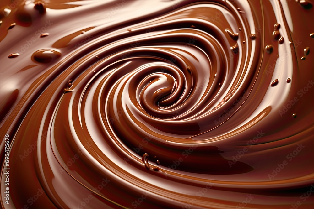 Chocolate texture choco mass swirl background Stock Photo | Adobe Stock