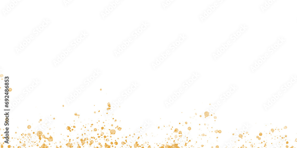white background with gold confetti scattered across the bottom. It can ...