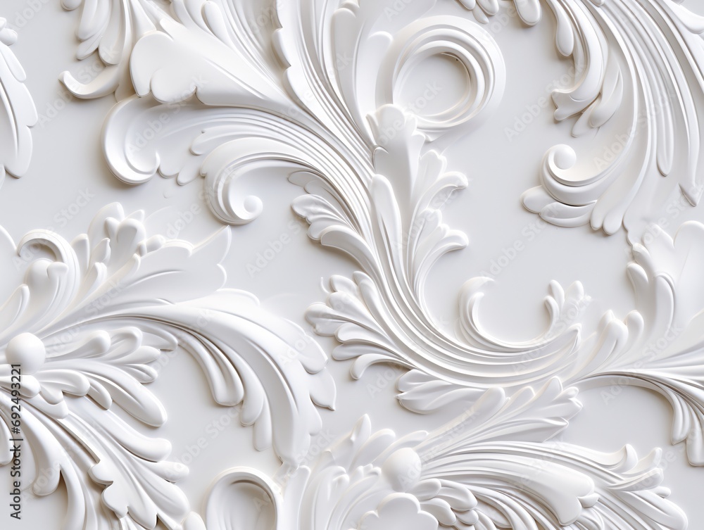 Seamless barocco scrollwork pattern venzel and whorl Royal vintage ...