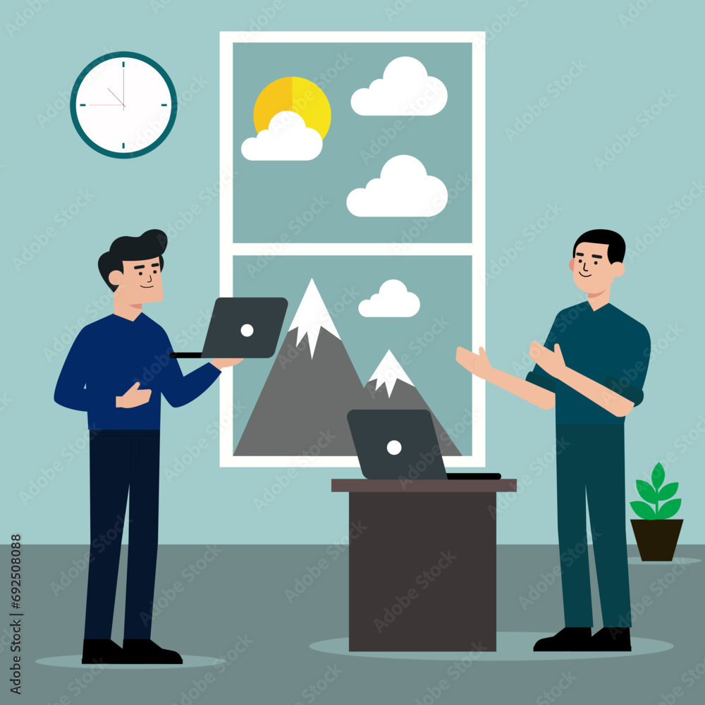 Illustrate the essence of teamwork and collaboration with detailed ...