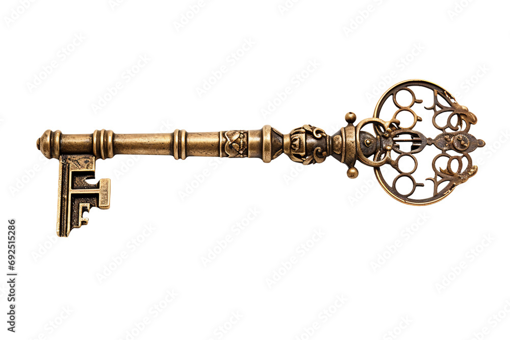 A Lost and Found Key's Tale on Transparent Background, PNG, Generative ...