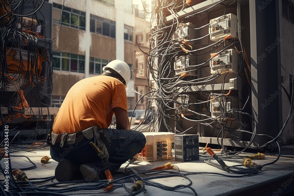Step into the world of residential electrical installations as a ...