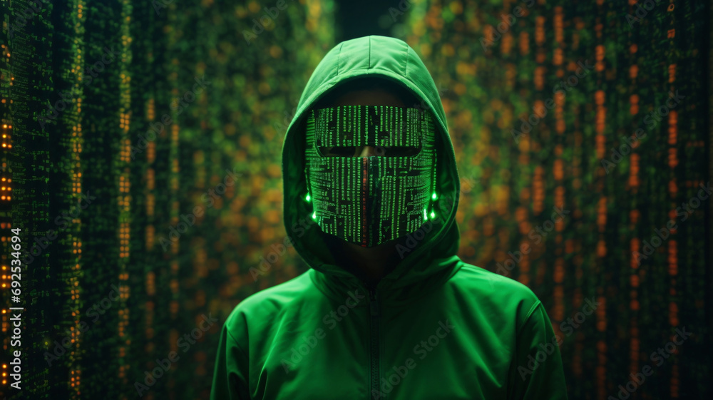 person in a mask disguised hacker Conceptual framework for cybercrime ...