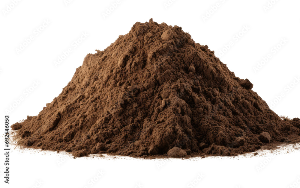 Soil Heap Earths Piled Ground on a White or Clear Surface PNG ...