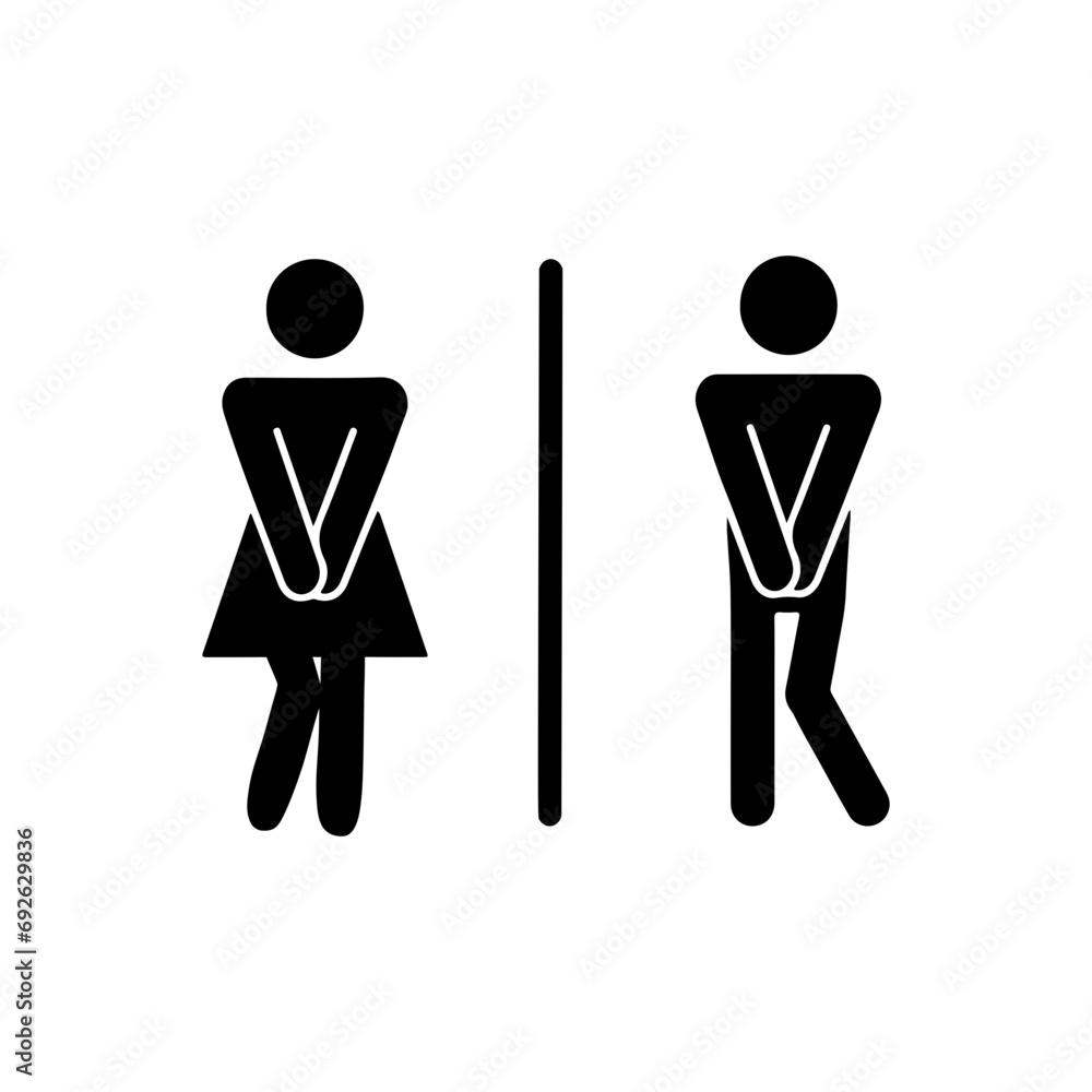 Vecteur Stock Restroom Svg, Restroom Sign Svg, Restroom Symbols Svg ...
